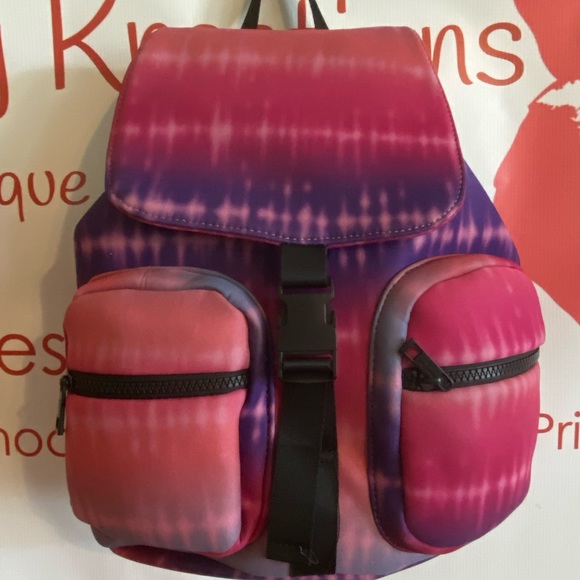 Madden Girl | Bags | Madden Girl Tie Dye Neoprene Mini Backpack Pink ...